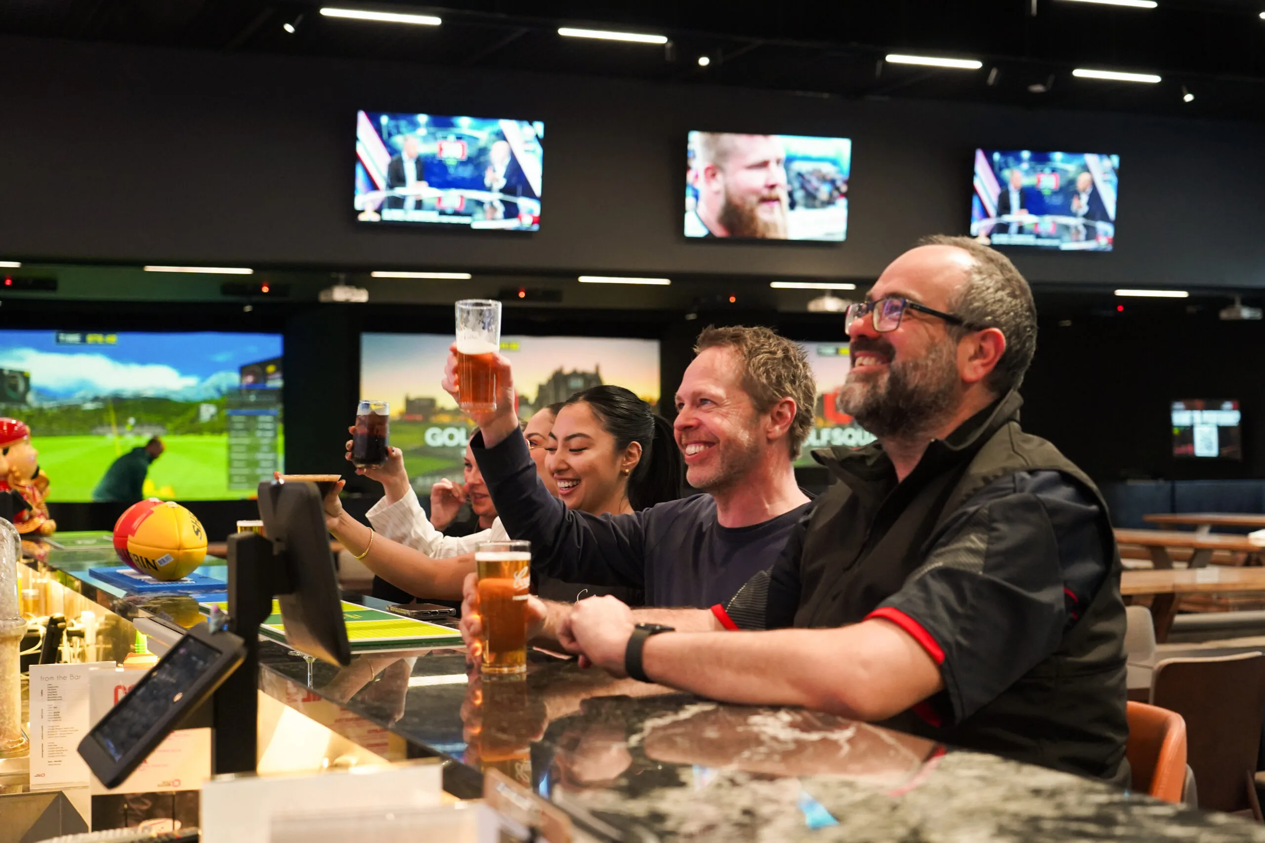 Sports Bar & Golf Simulators in Melbourne’s West | Golf Square